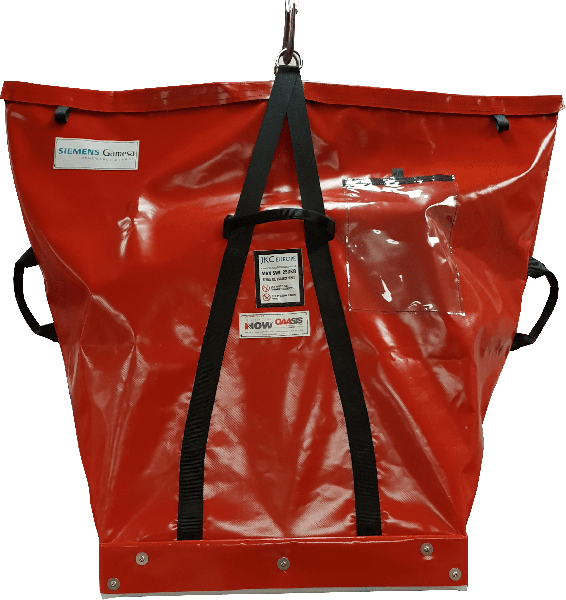 Load Rated Lifting bag CUBE 700 External Tray Double Velcro Closure